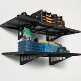 Wall-Mounted Garage Shelves 2-Pack 24*36in Floating Shelves with 560lbs ...