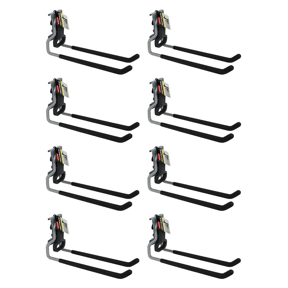 Wall Mounted Garage Storage Hooks for Tools Chairs Hose Equipment ...
