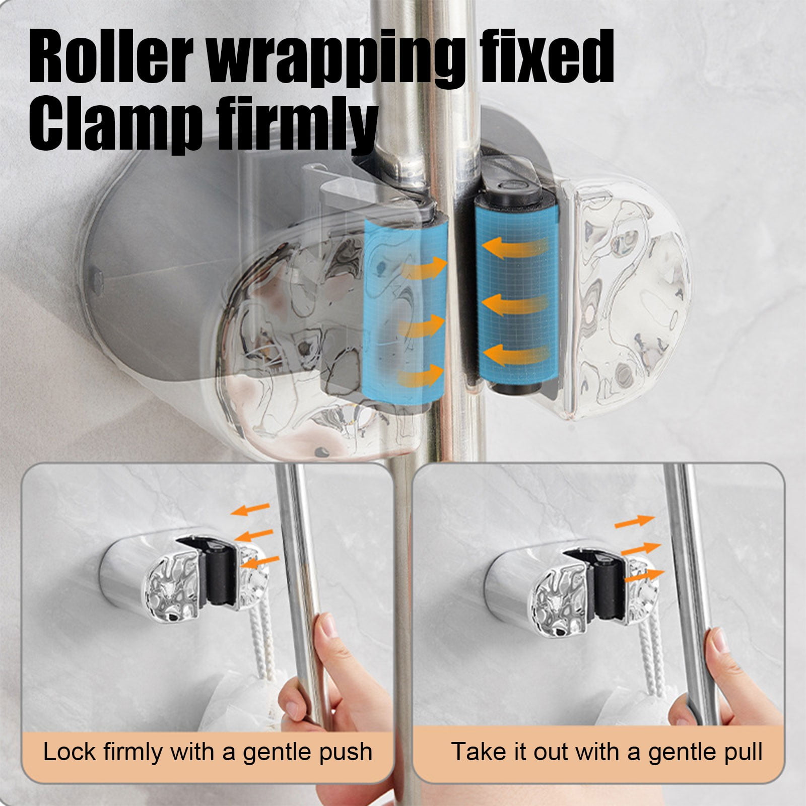 Wall Mounted Garden tool Rack, Stainless Steel Handle, Multi-Purpose ...