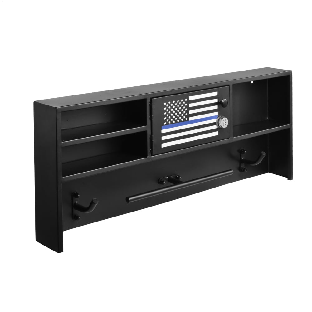 Wall-Mounted Gear Rack with Lock, Multi-Purpose Storage for Equipment ...