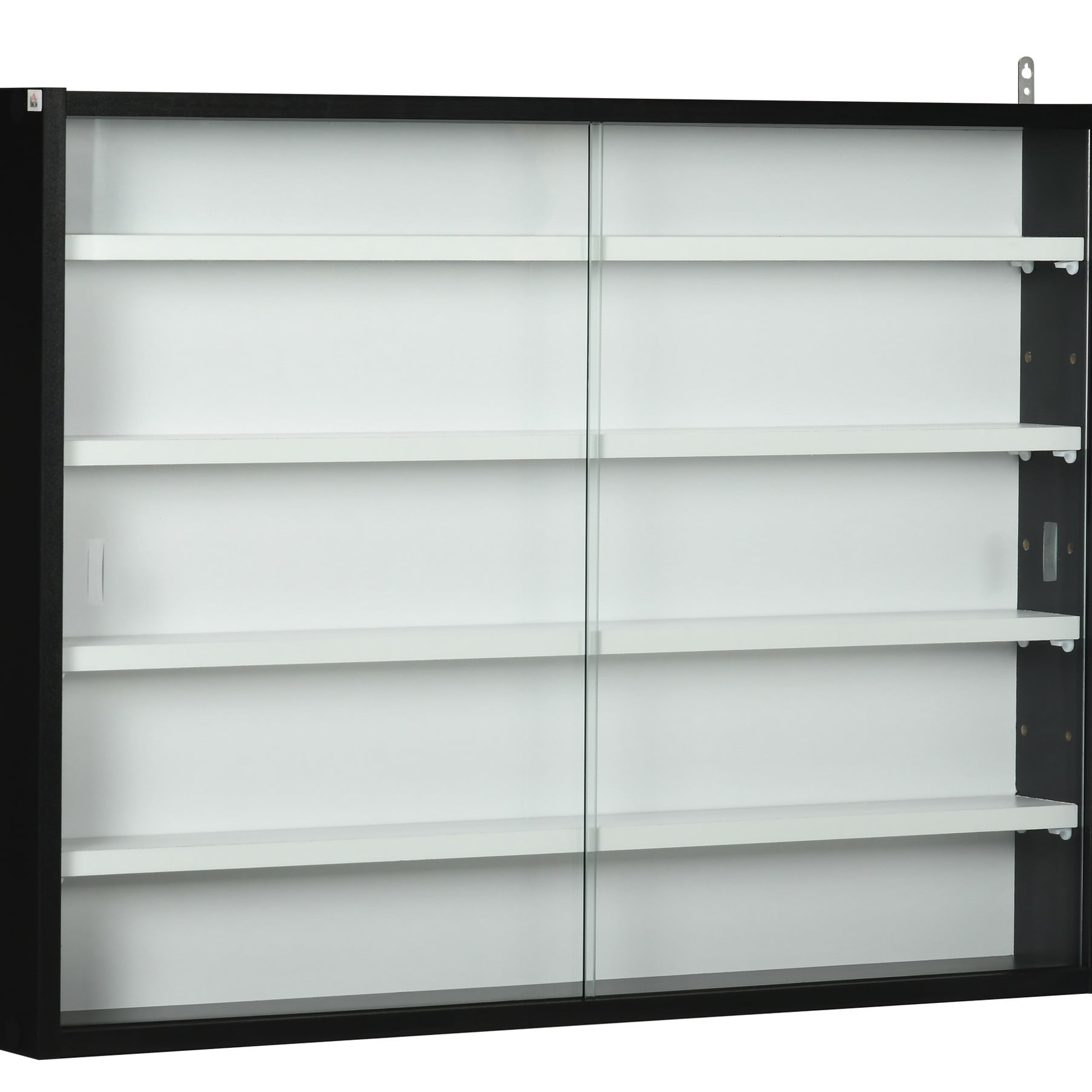 Wall-Mounted Glass Display Case | Display Commemorative Medals ...
