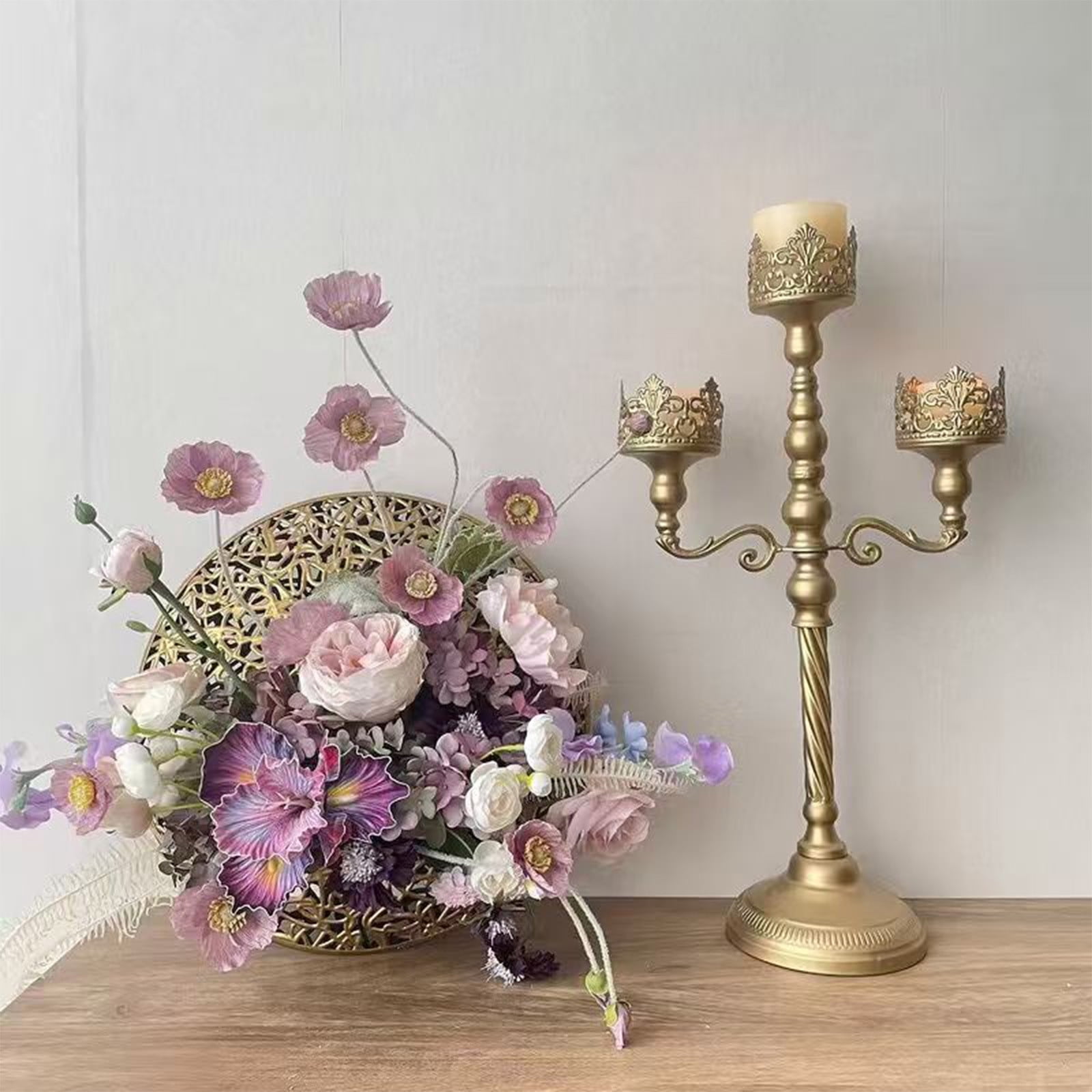 Wall-Mounted Glass Flower Vase with Invisible Hooks, European-Style ...