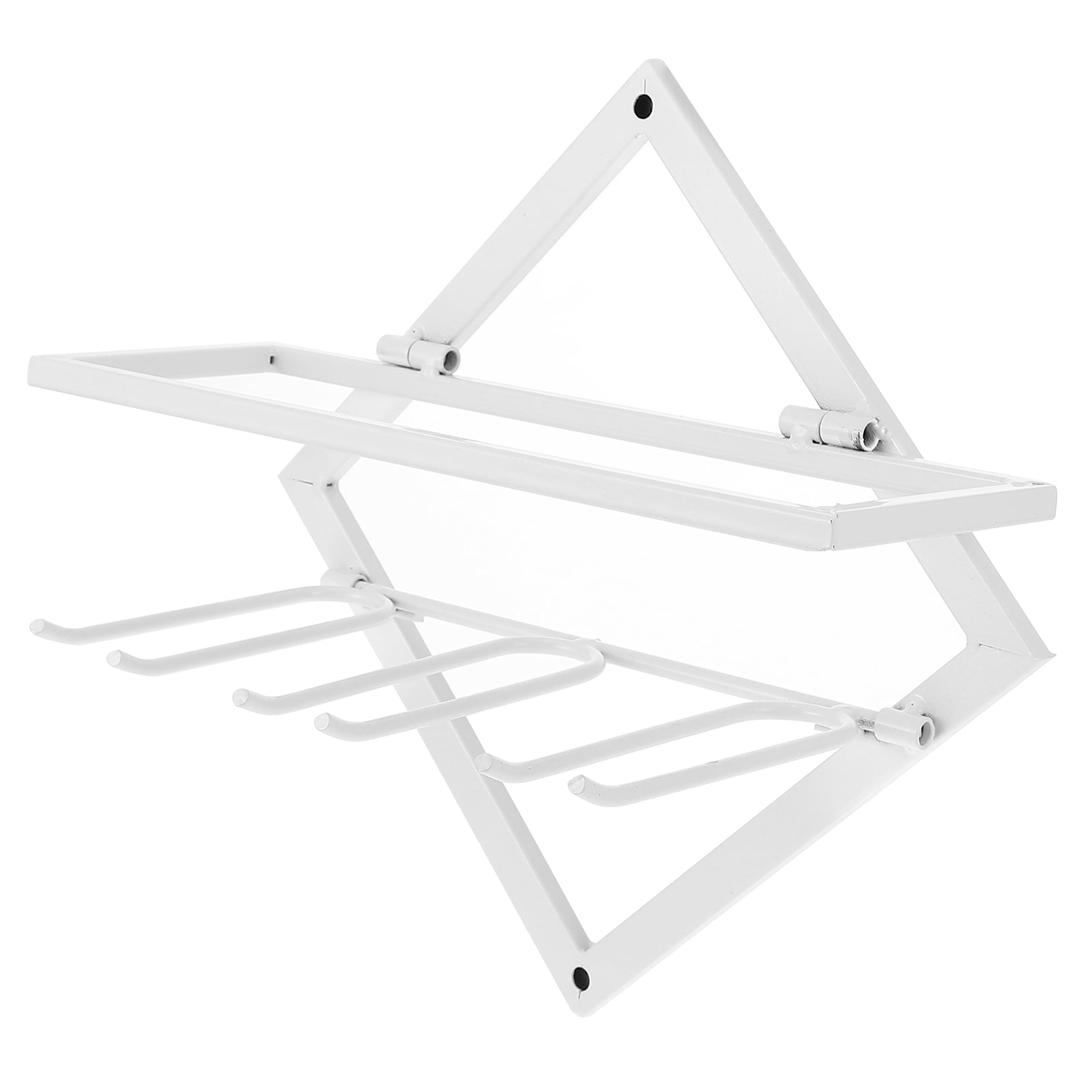 Wall Mounted Goblet Shelf Brackets Wine Racks Glass Inverted - Walmart.com