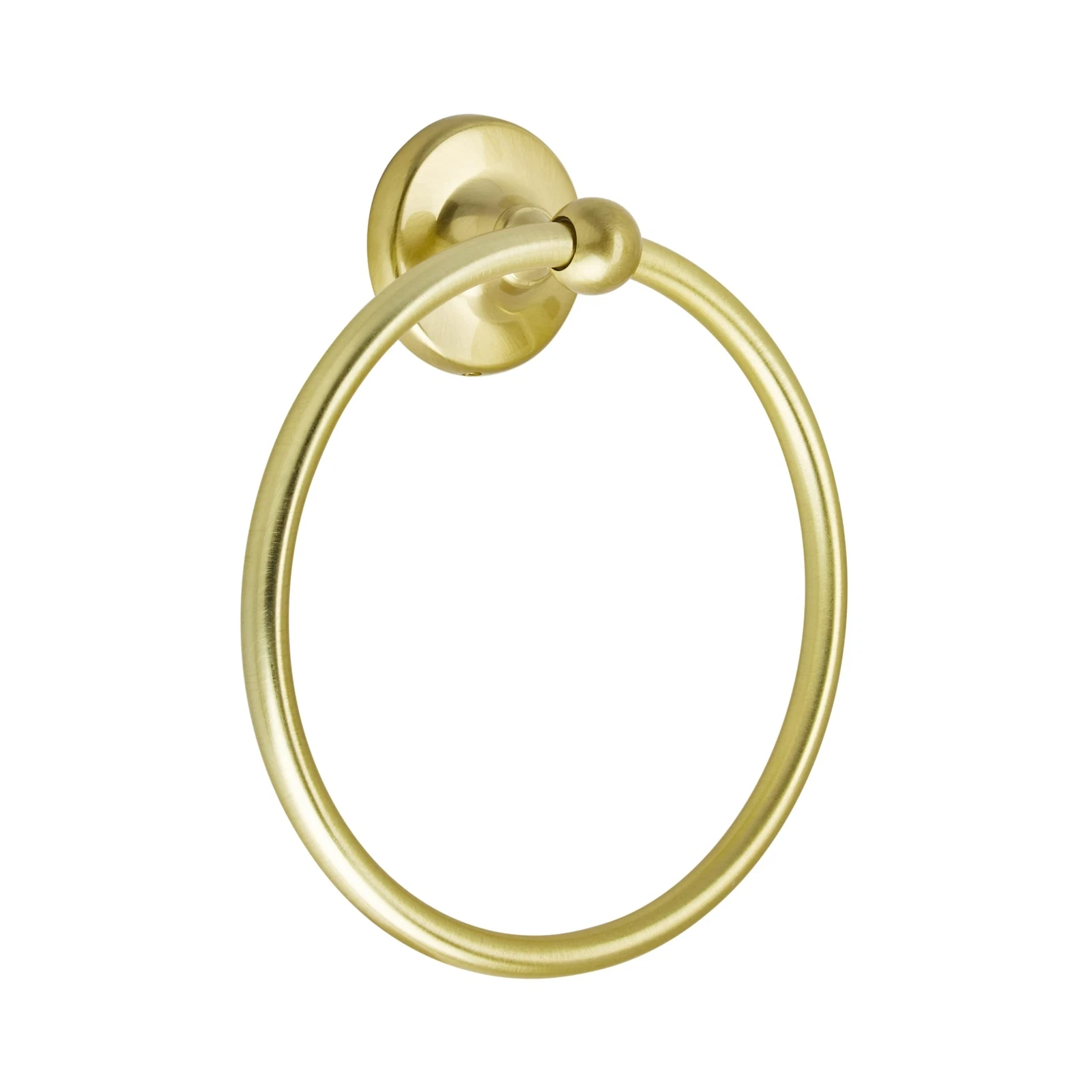 Wall Mounted Gold Towel Ring Small Hand Towel Holder Bathroom ...