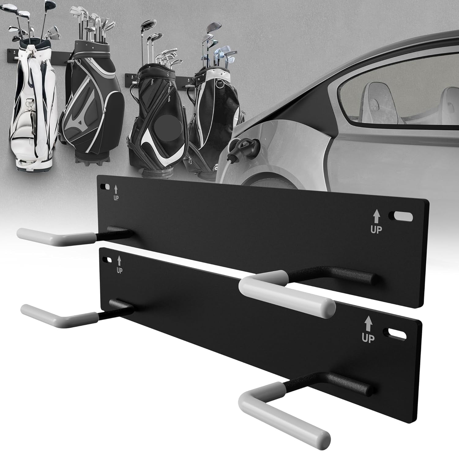 Wall Mounted Golf Bag Storage Rack,Golf Bag Storage Rack for Garage ...