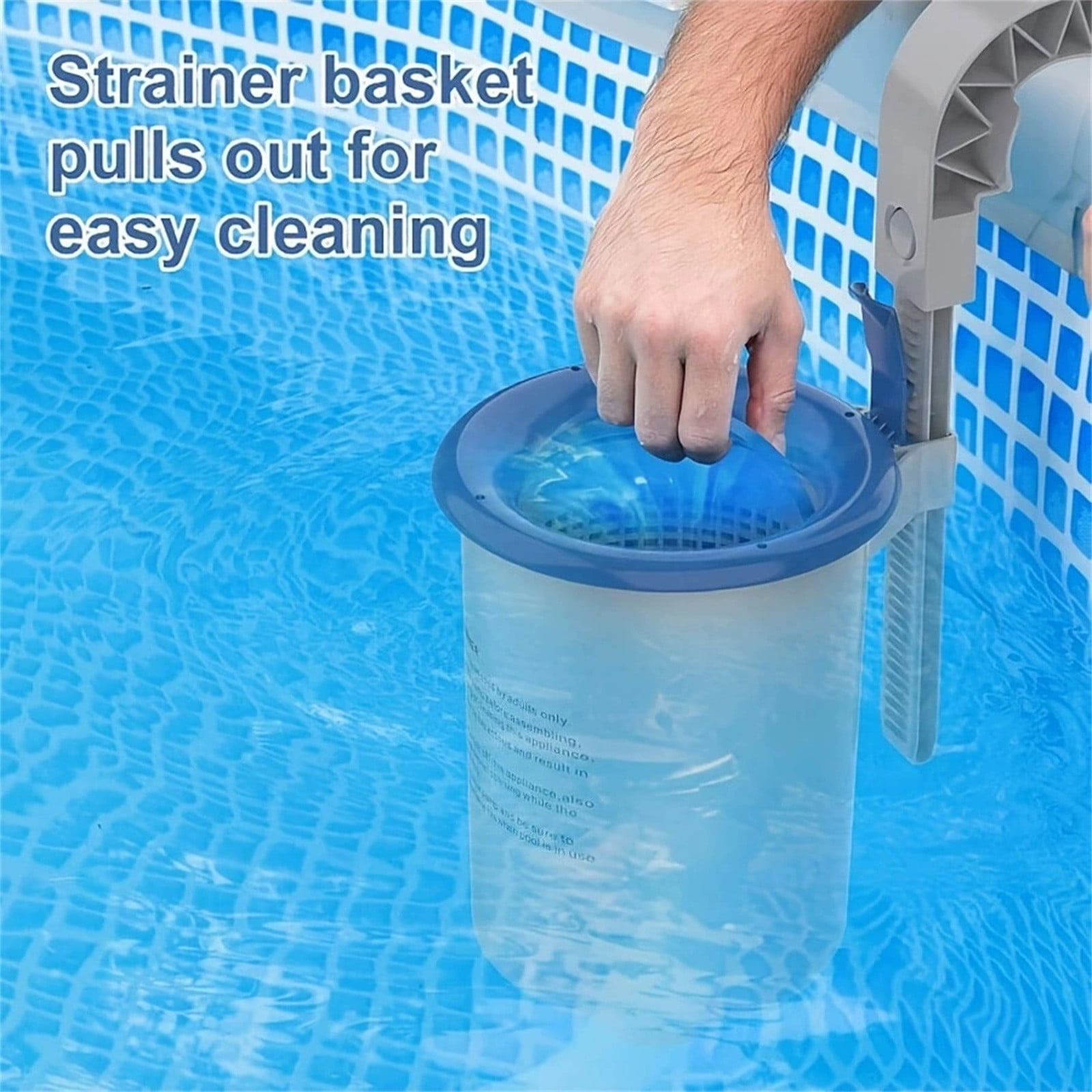 Wall-Mounted Above Ground Pool Skimmer with Adjustable Floating Filter ...