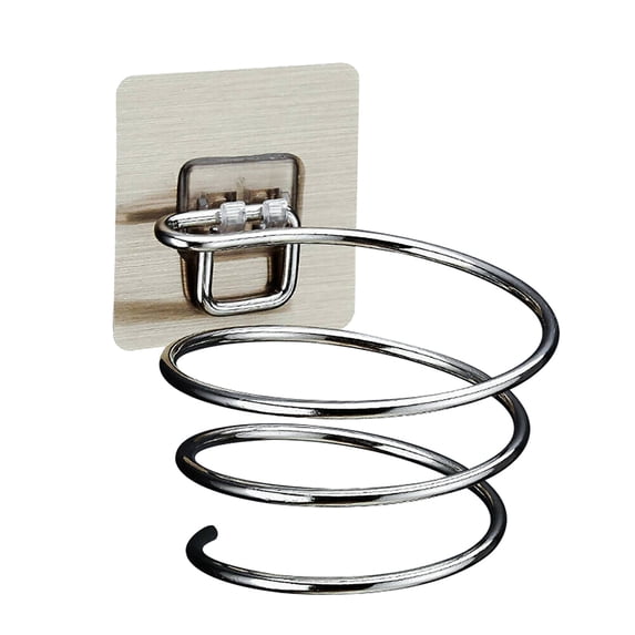 Wall Mounted Hair Dryer Holder Bathroom Shelf Hairdryer Rack Bracket ...