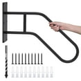 ENLOY Wall Mounted Handrail for Outdoor Steps, Standing Grab Bar, 28.7 ...