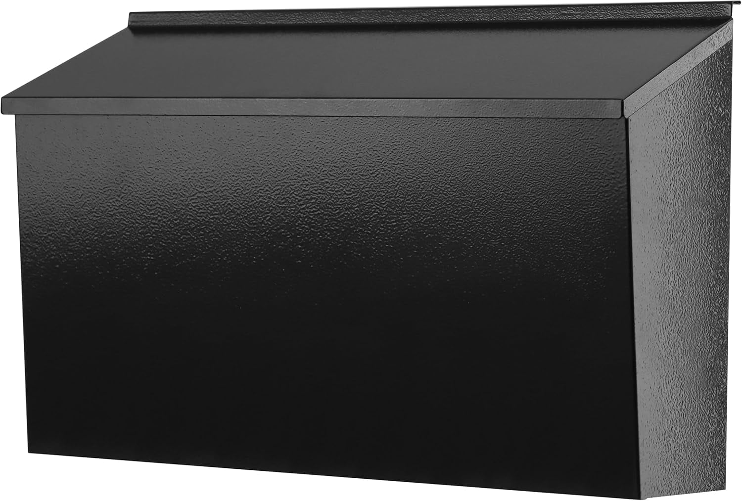 Wall Mounted Home Mailbox, Large Capacity Mailbox, Galvanized Steel ...