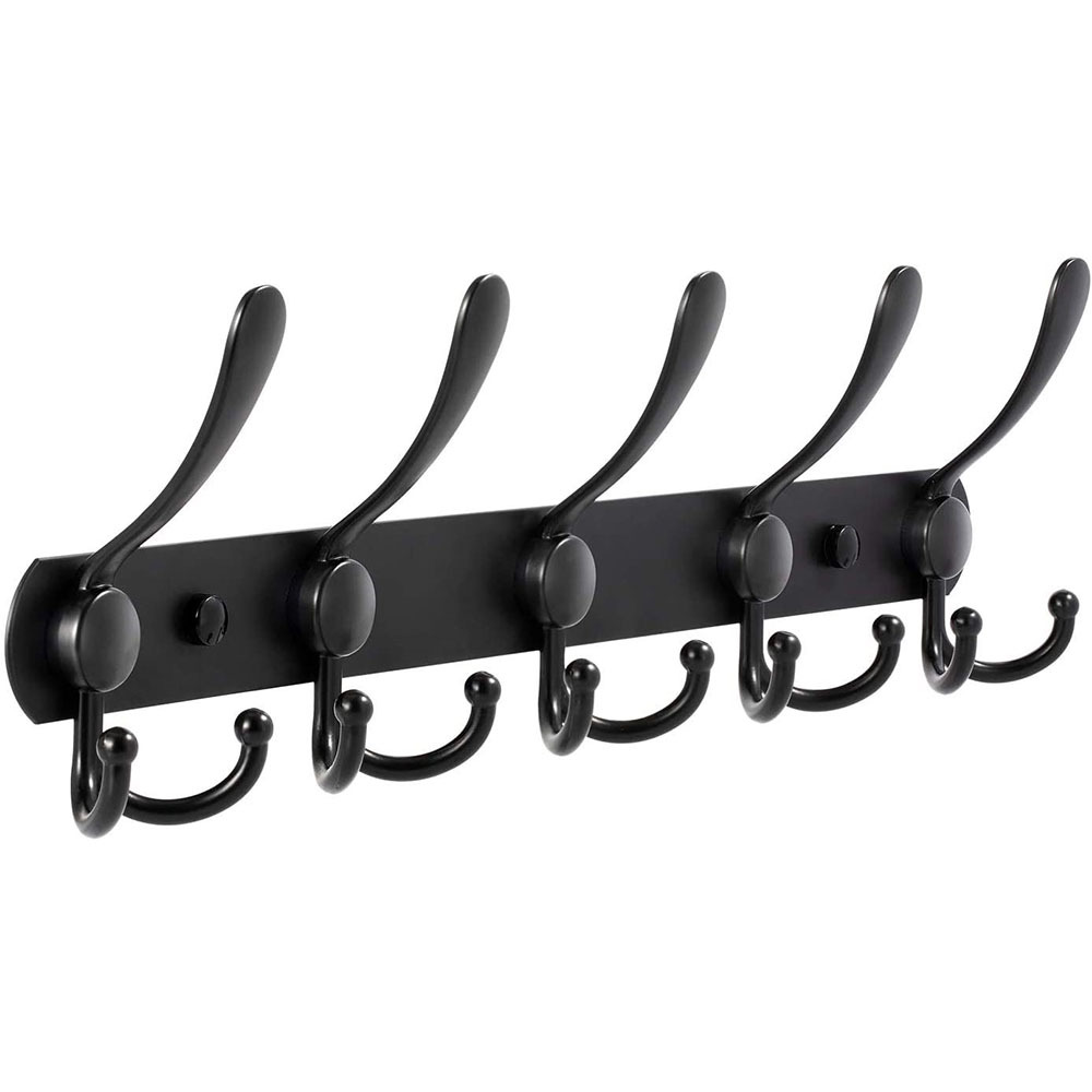 Better Homes & Gardens Safford 18" Hook Rack With 3 Hooks, Satin Nickel ...