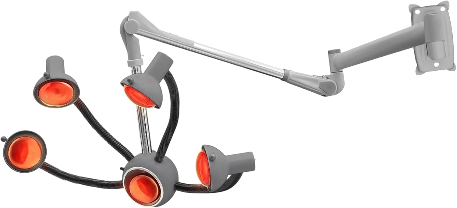 Wall Mounted Infrared Hair Dryer, 750W 5 Heads Multifunctional Salon ...