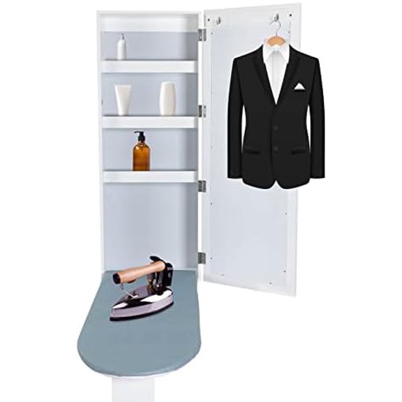 HIDE-AWAY IRONING BOARD KNOTTY ALDER WITH SHAKER DOOR - Walmart.com