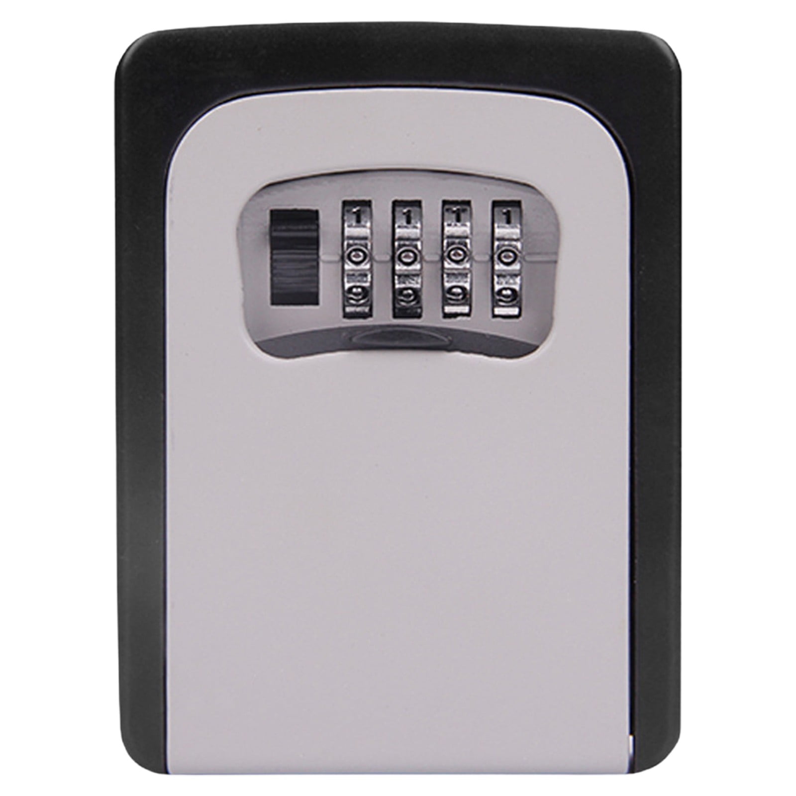 Wall Mounted Key Lock Box with 4 Digit Combination, Outdoor Key Safe ...