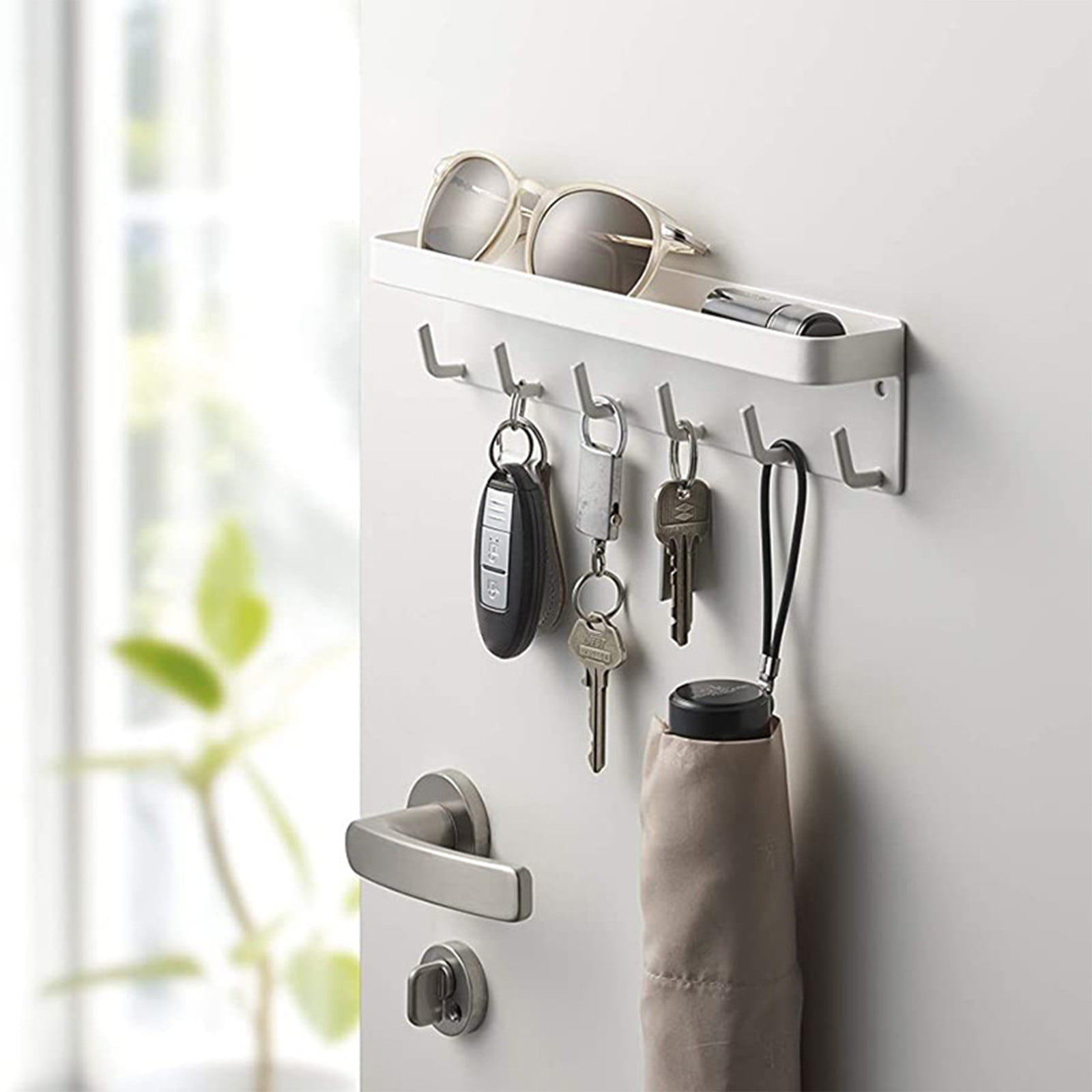 Wall Mounted Key Rack Organizer | Multifunctional Entryway Storage ...
