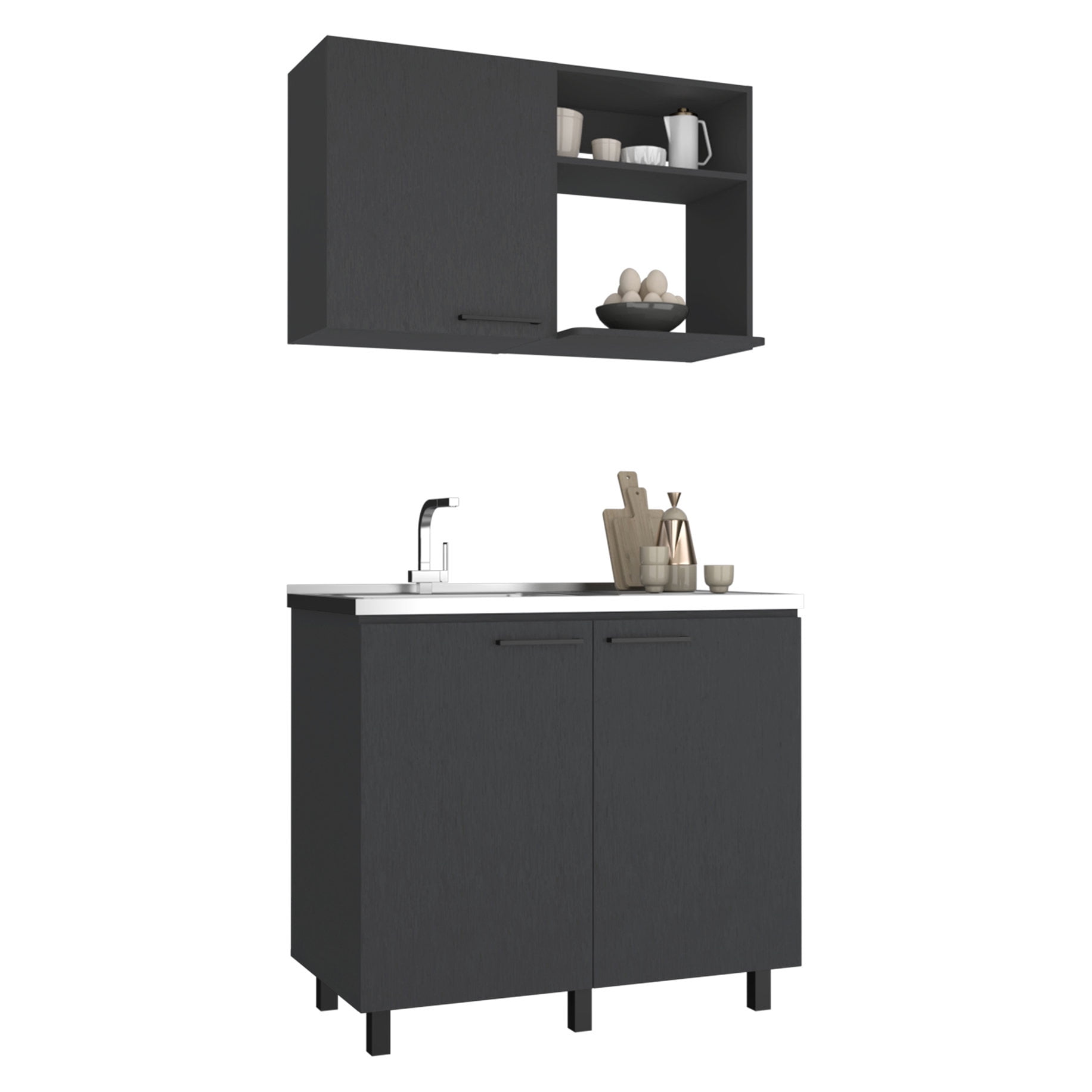 Wall - Mounted Kitchen Combo | Modern Look, Saves Time on Installation ...