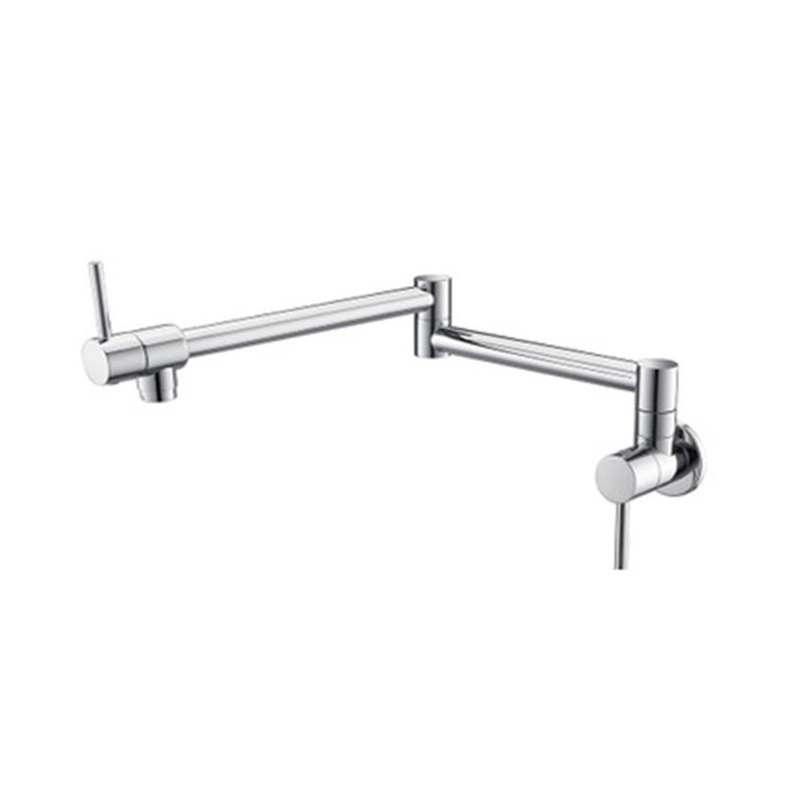 Wall Mounted Kitchen Faucet Foldable Brass Pot Filler Faucet Swivel ...