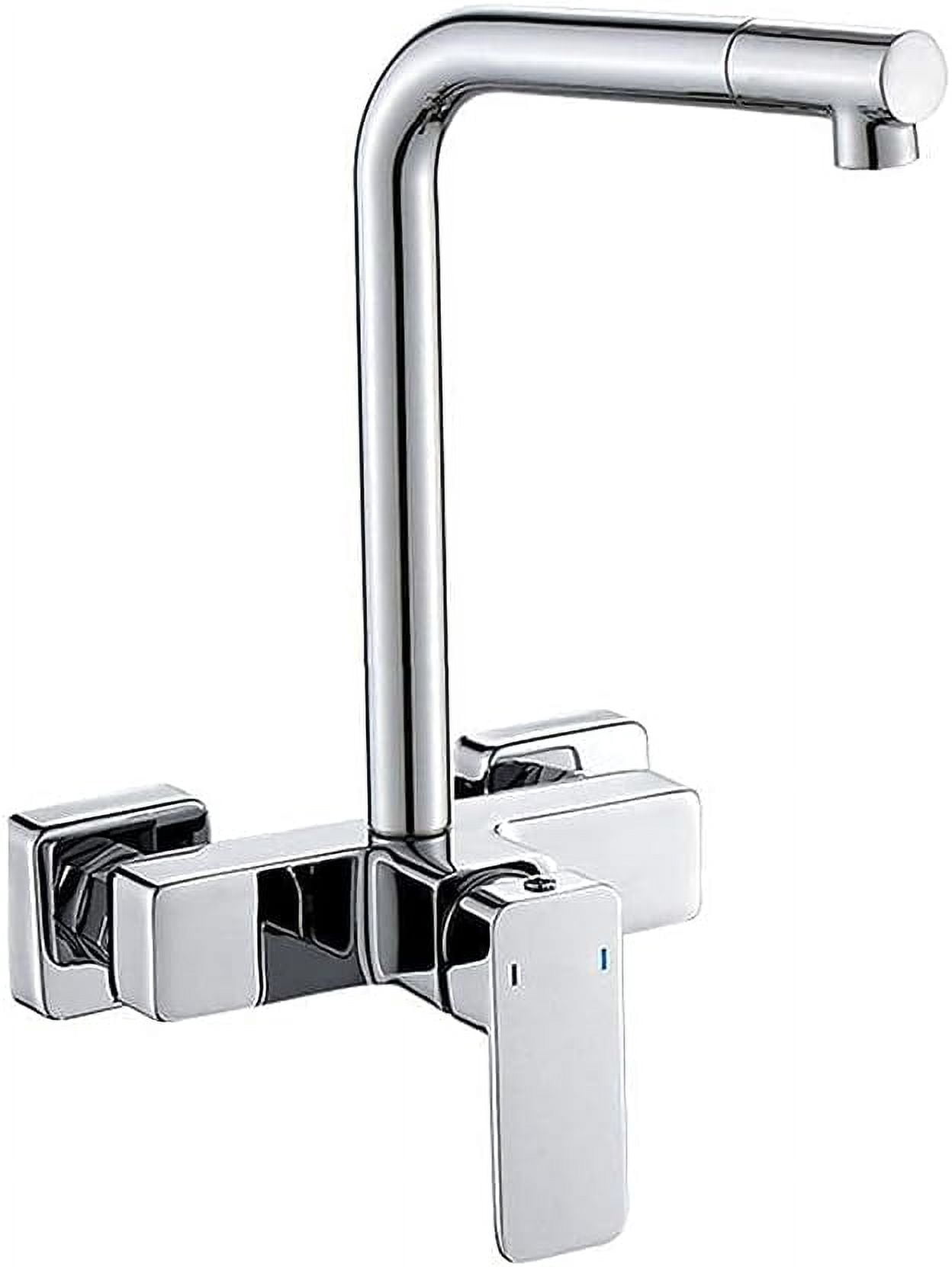 Wall Mounted Kitchen Mixer tap,for Kitchen Sinks,Laundry Sink,304 ...