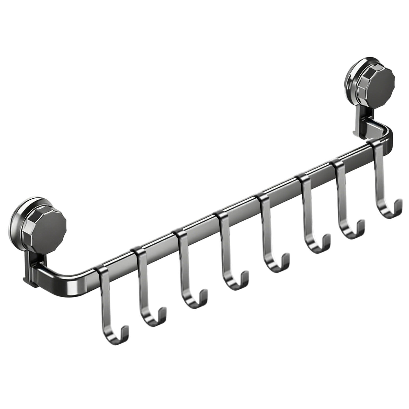 Wall Mounted Kitchen Rail Organizer Space Saving Utensil Hanger No ...