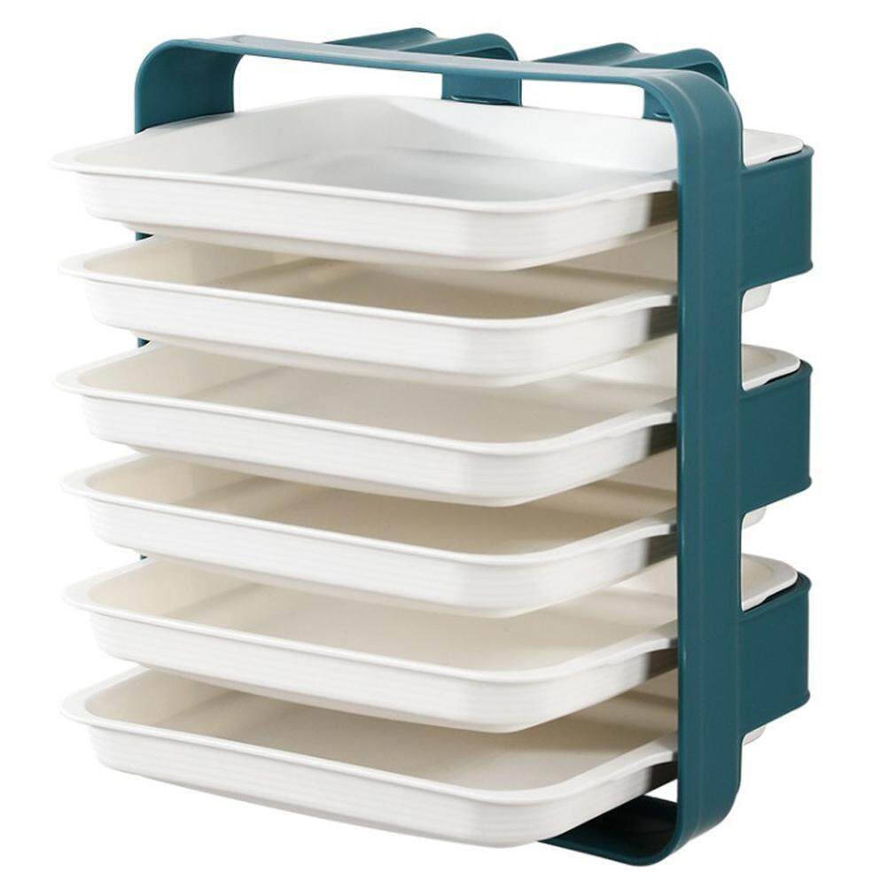 Wall-Mounted Kitchen Shelf with Non-Perforated Preparation Trays, Multi ...
