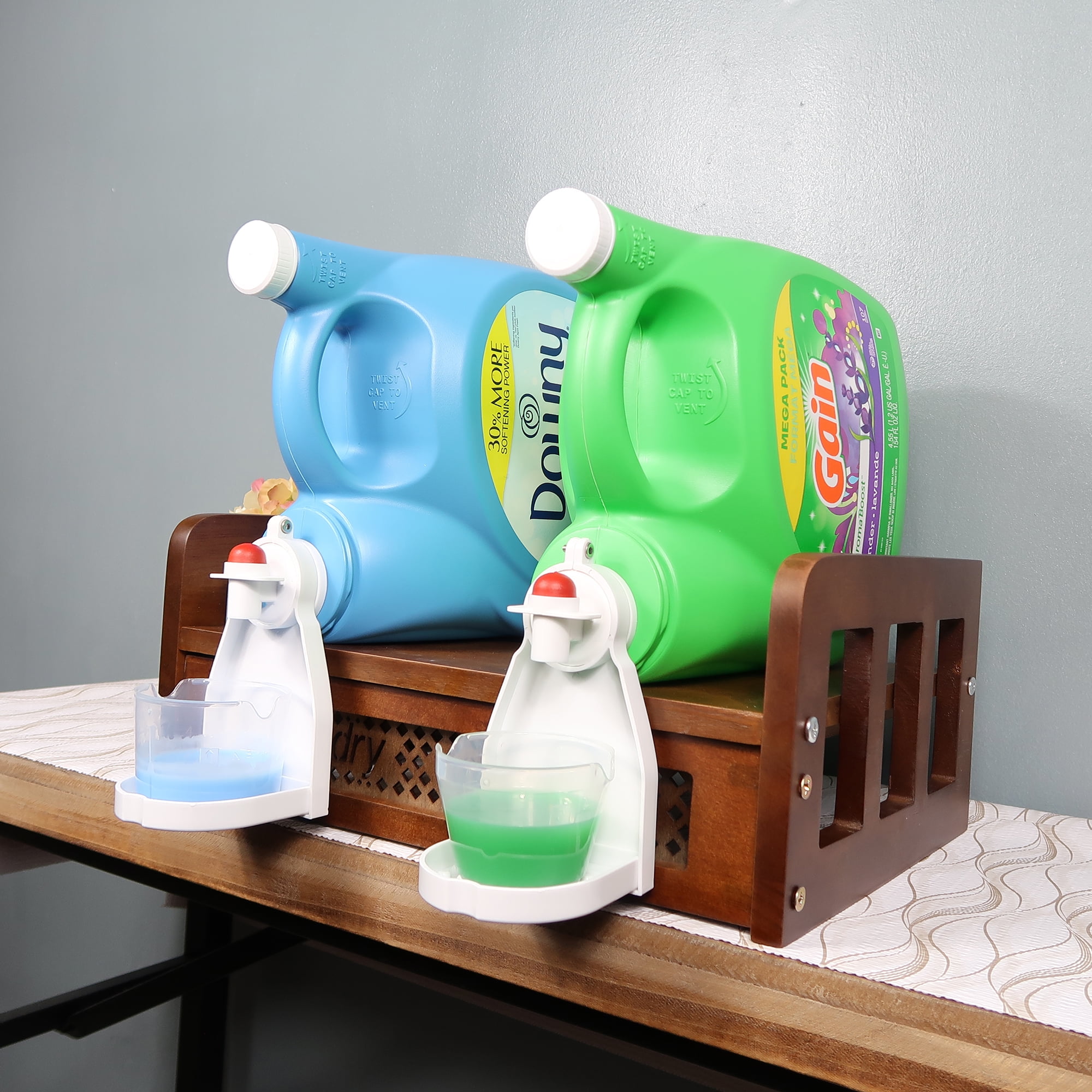Durable Wall Mounted Laundry Soap Drip Catcher and Liquid Storage Rack ...