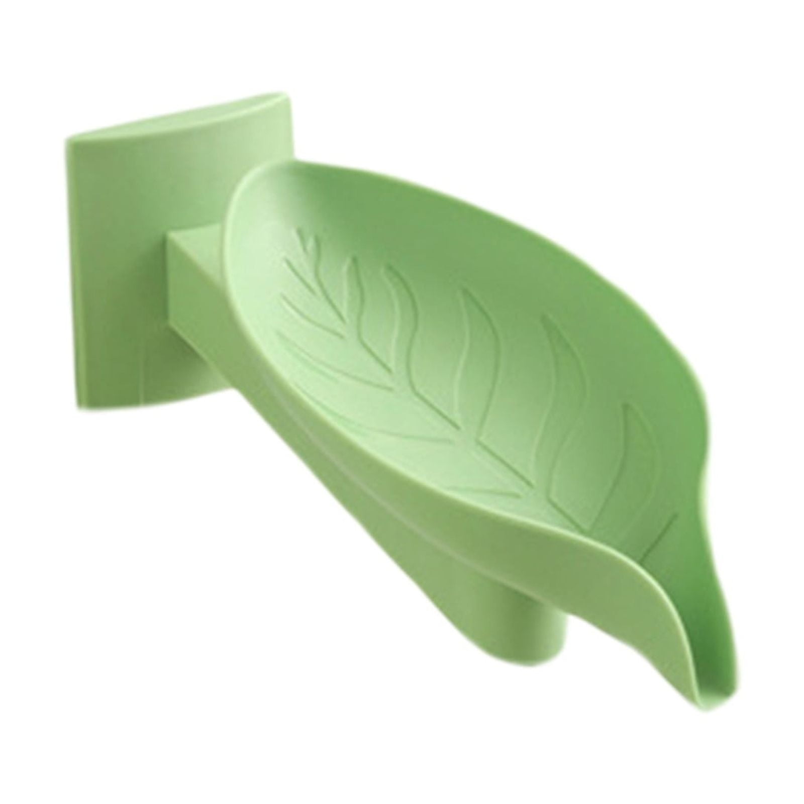 Wall Mounted Leaf Shaped Soap Dish Adjustable Three Way Rotation ...