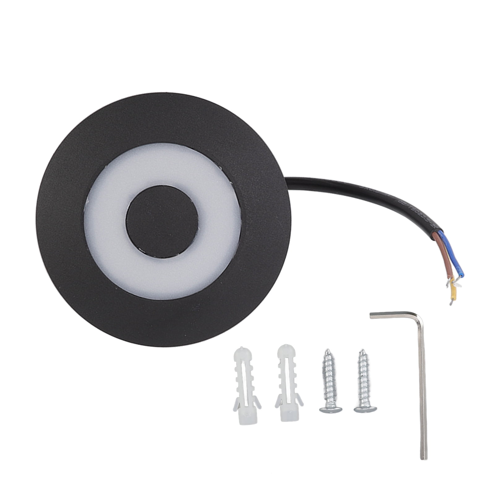 Wall Mounted Light 4 Sided Lighting Round Porch Patio Light Garden ...