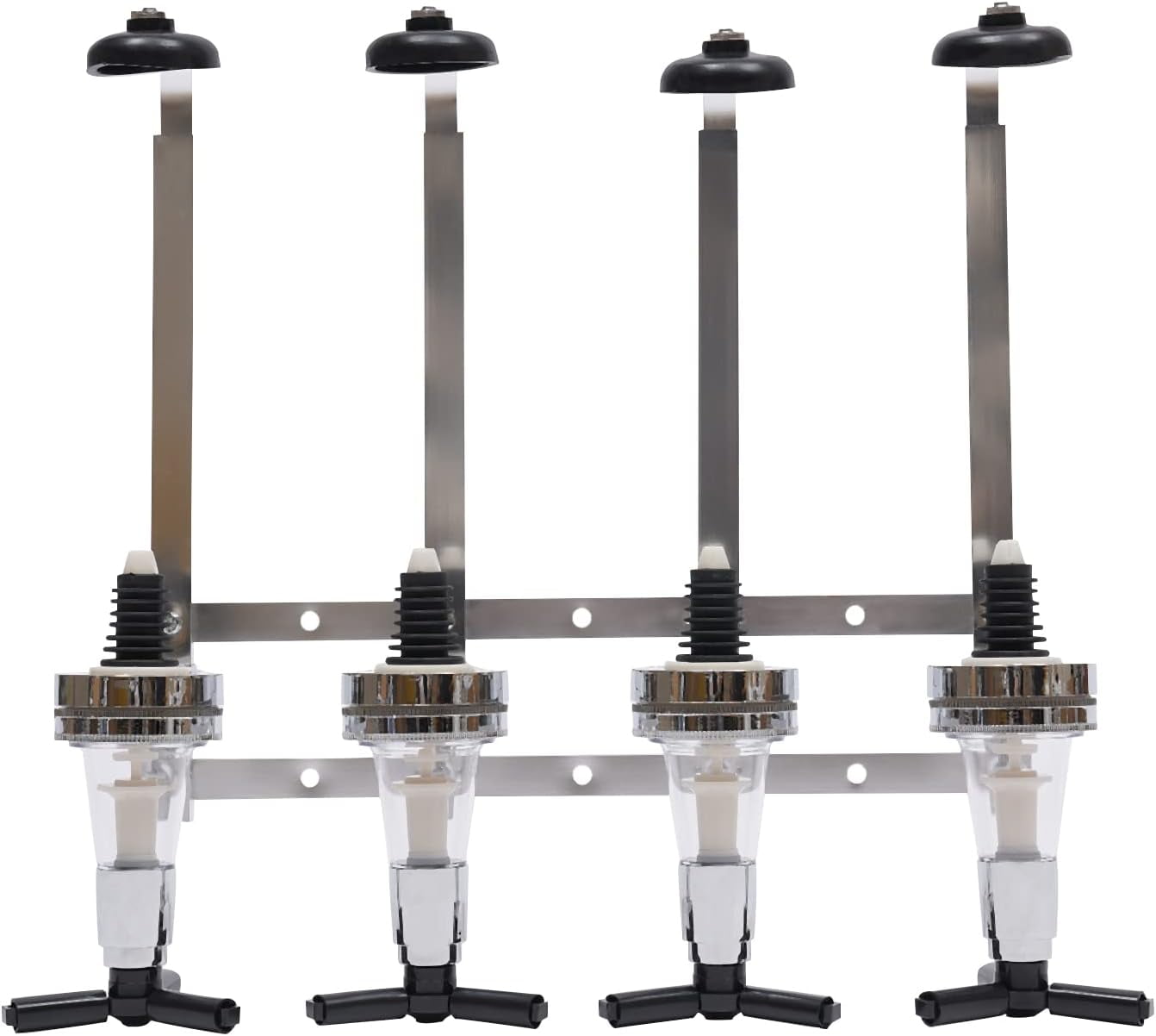 Wall Mounted Liquor Dispenser,4-Bottle Drinks Bar Butler Measure ...