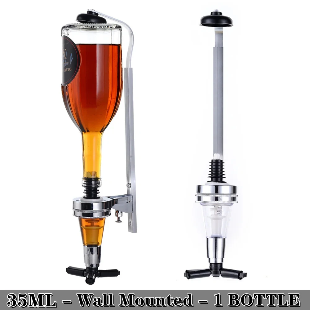 Wall Mounted Liquor Dispenser Bar Butler Bracket Drinks Alcohol Shot ...