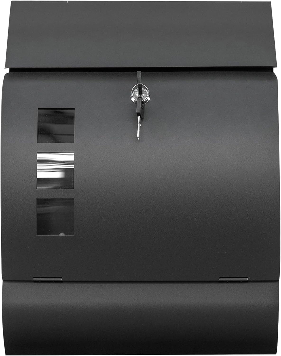 Wall Mounted Locking Galvanize Steel Mailbox with Newspaper Holder ...