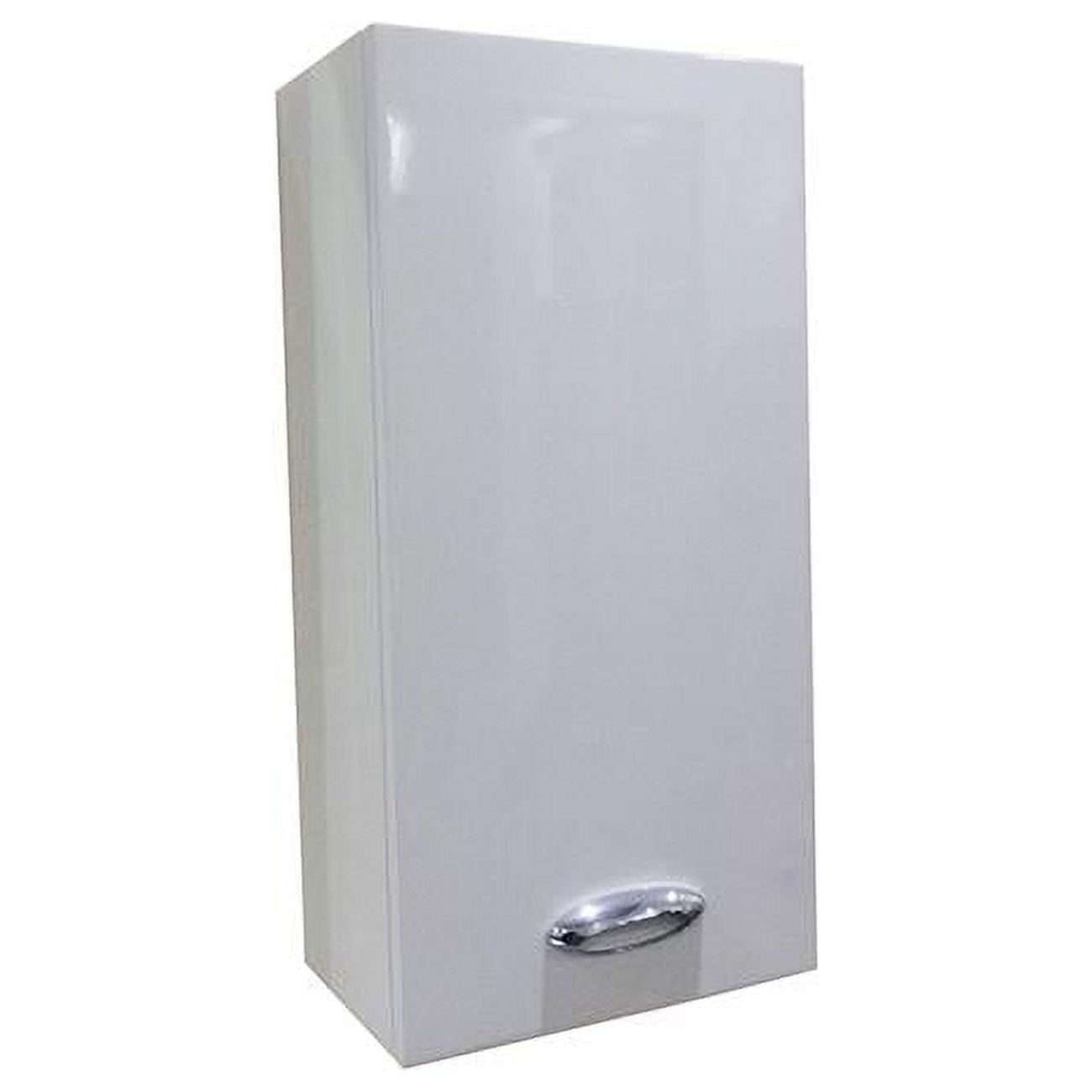 Wall Mounted MDF Side Cabinet with Shelf Inside, Glossy White Finish ...