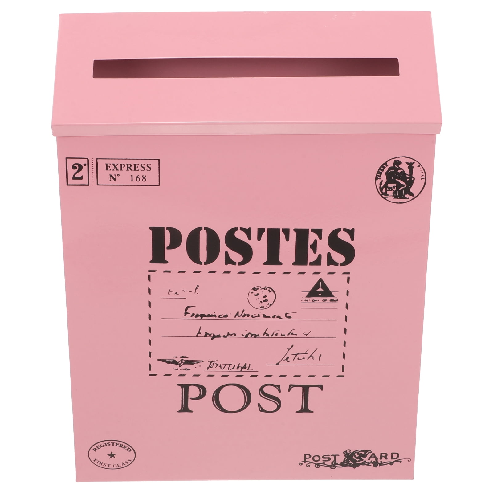 Wall Mounted Mailbox Vintage Post Box Letter Mailbox Suggestion Box ...