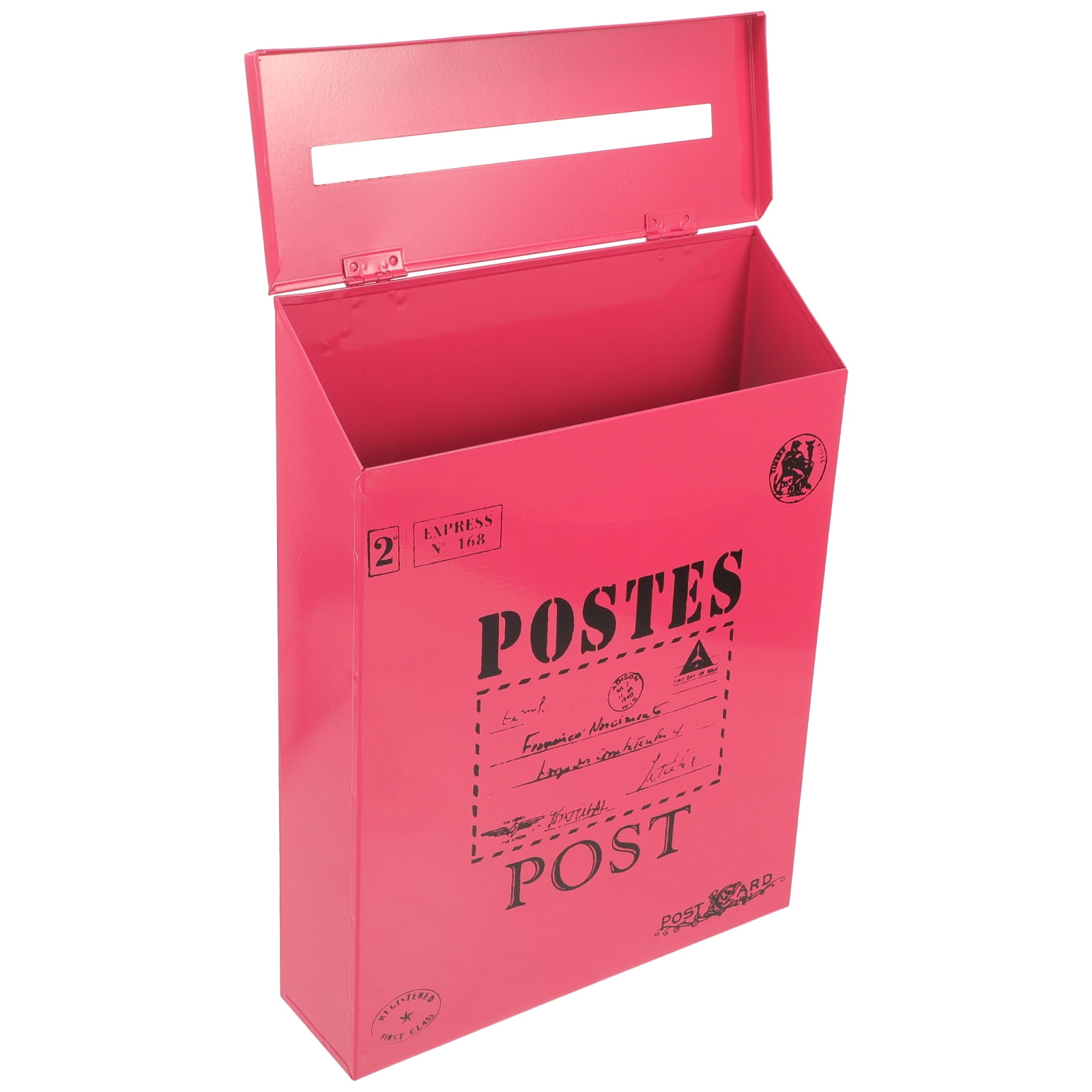 Wall Mounted Mailbox Vintage Post Box Letter Mailbox Suggestion Box ...