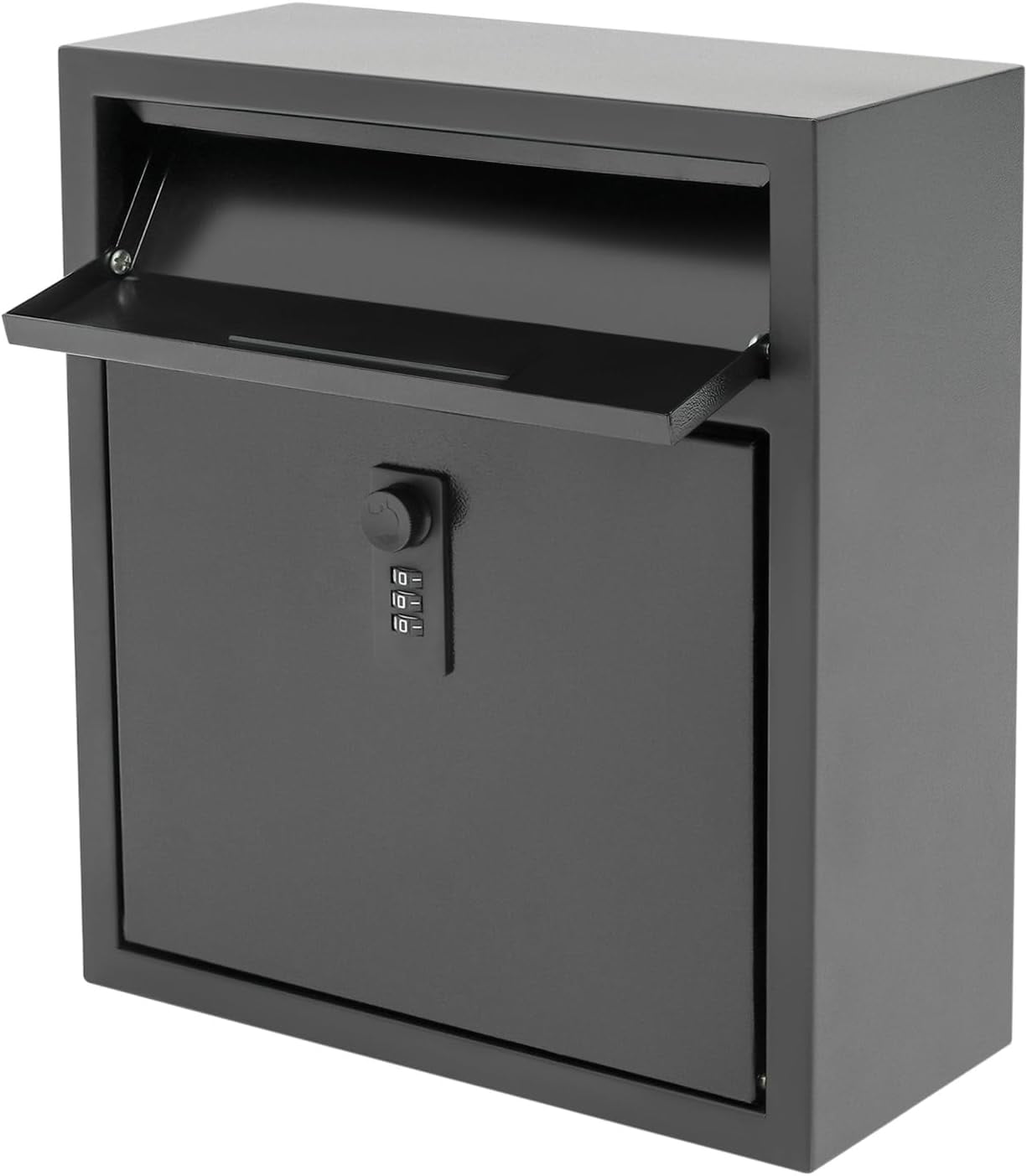 Wall-Mounted Mailbox with Combination Lock,Key Lock Mail Boxes Outdoor ...