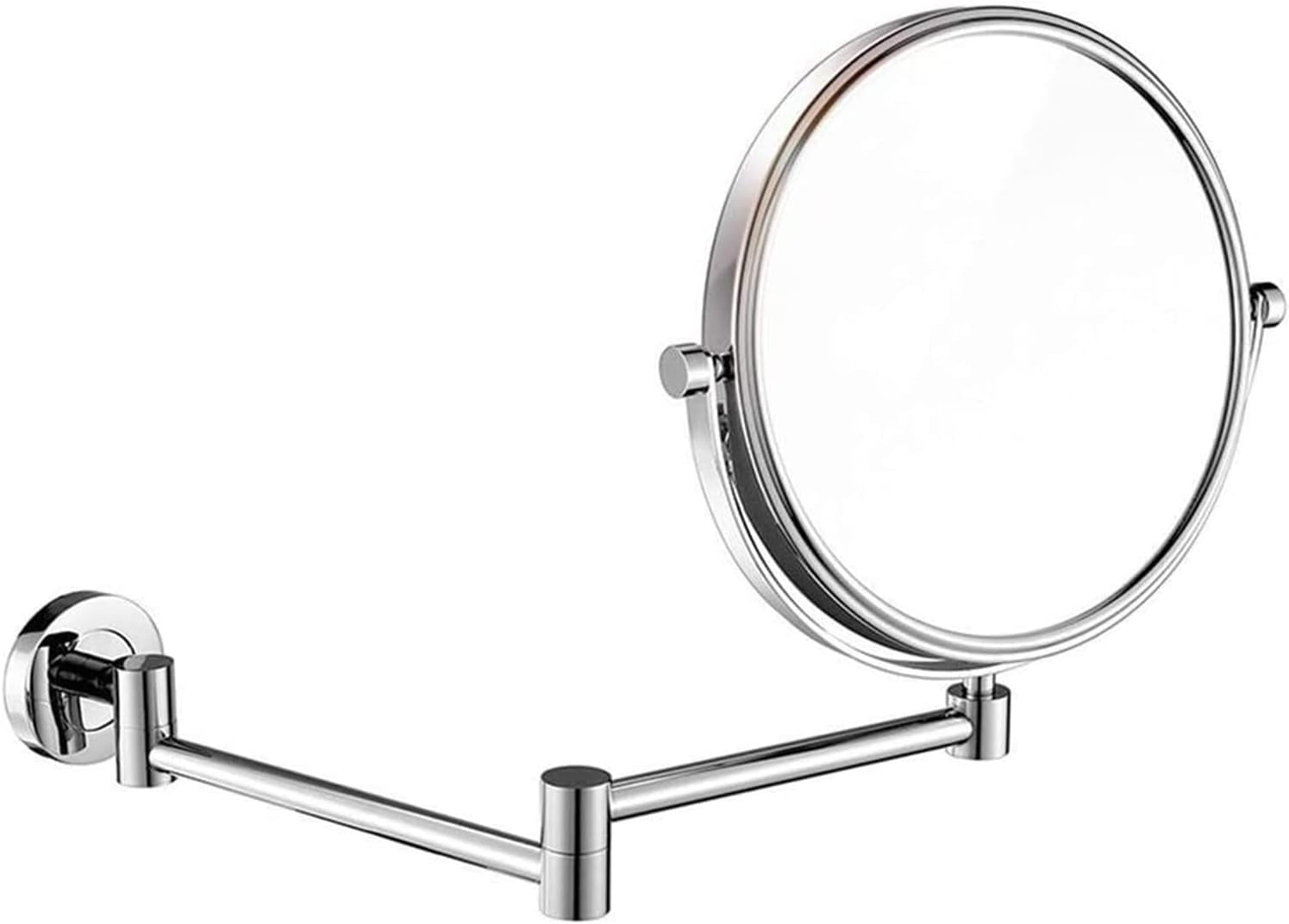 Wall-Mounted Makeup Mirror 6-inch 360° Rotating Mirror Wall-Mounted ...