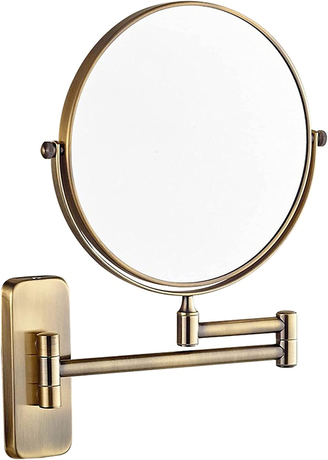 Wall Mounted Makeup Mirror, 8 inch 360° Rotatable Magnifying Shaving ...
