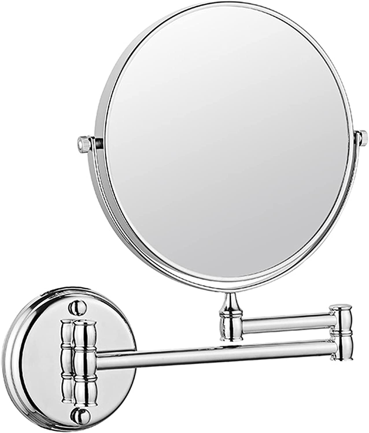 Wall Mounted Makeup Mirror, 8 inch 360° Rotatable Magnifying Shaving ...