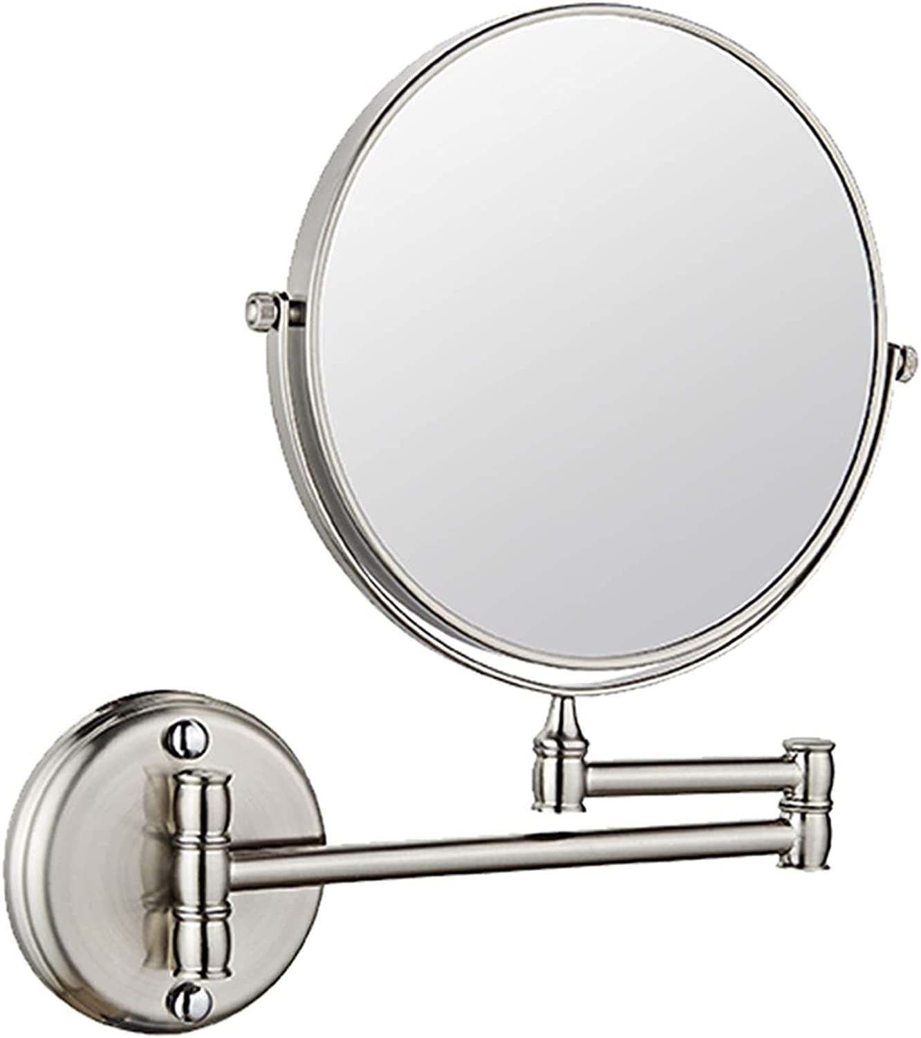 Wall Mounted Makeup Mirror, 8 inch 360° Rotatable Magnifying Shaving ...