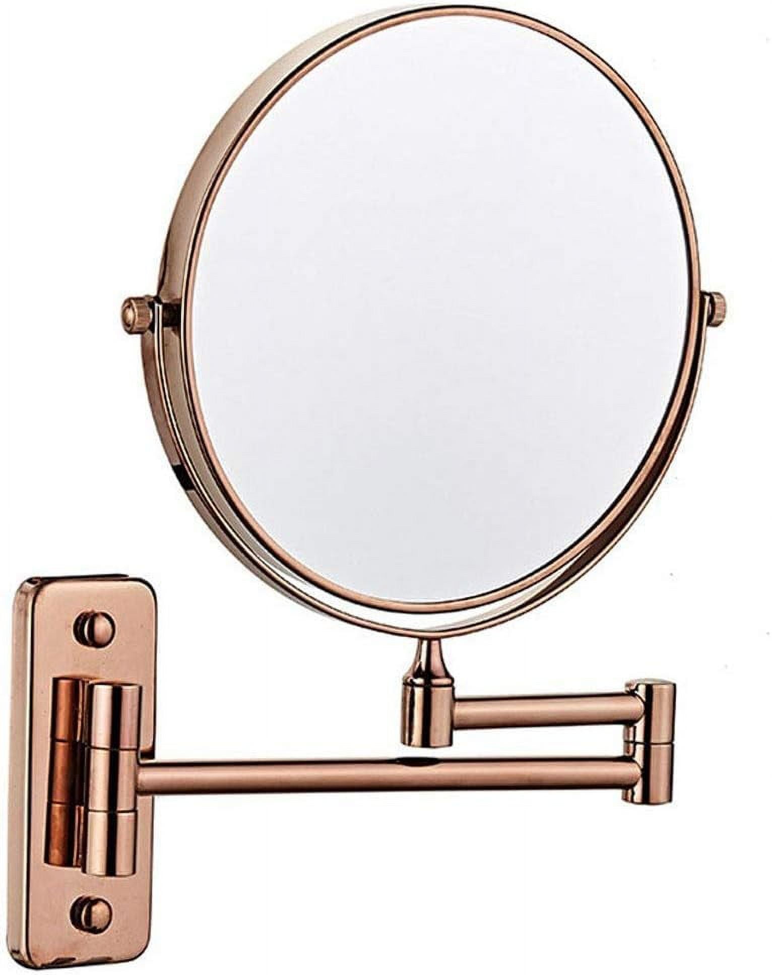 Wall Mounted Makeup Mirror 8-inch 3X Magnification 360° Swivel ...