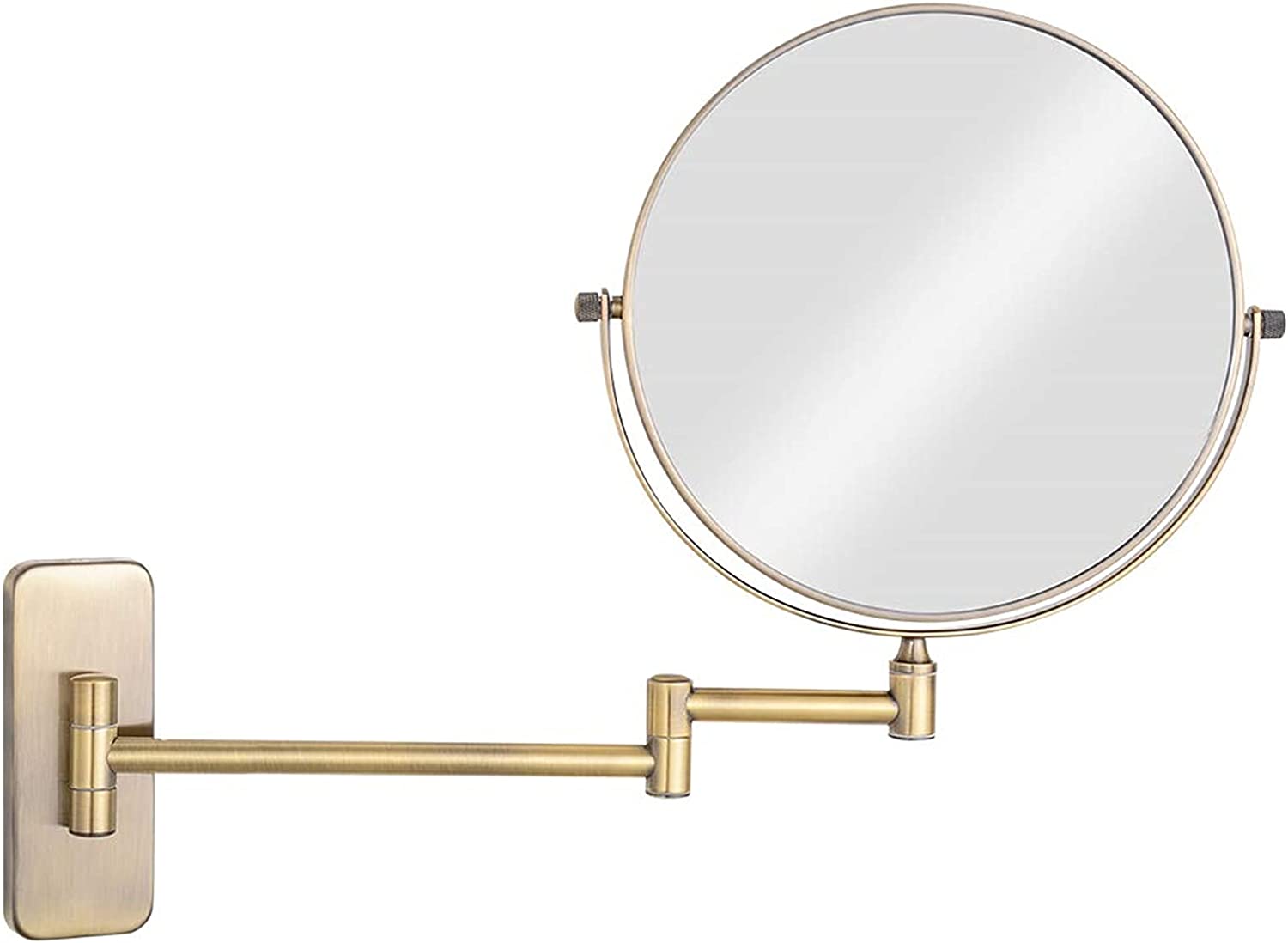 Wall Mounted Makeup Mirror, 8 inch Double Sided Magnifying Shaving ...