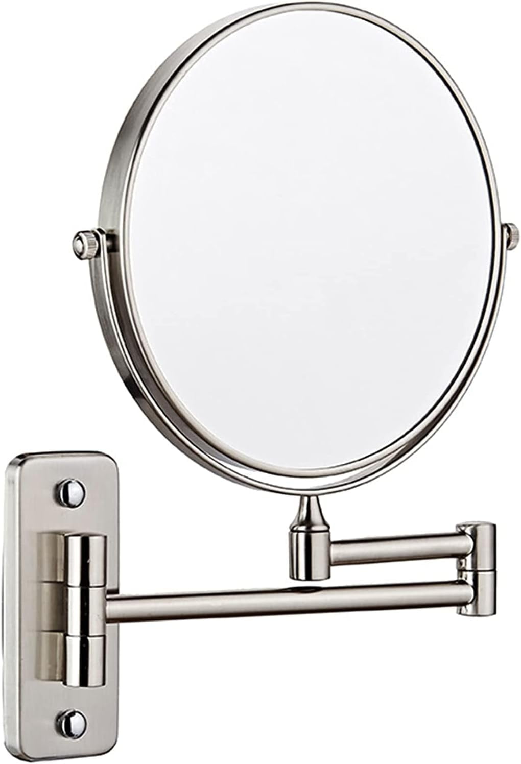 Wall Mounted Makeup Mirror, 8Inch Double Sided Shaving Mirror with ...