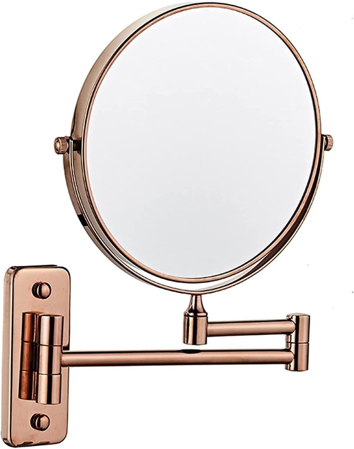 Wall Mounted Makeup Mirror, 8Inch Double Sided Shaving Mirror with ...