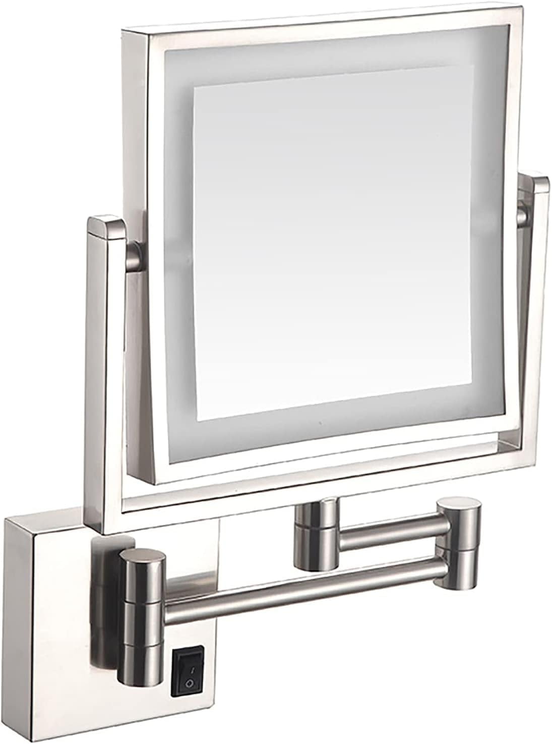 Wall Mounted Makeup Mirror, LED Magnifying Vanity Mirror, 8 Inch ...