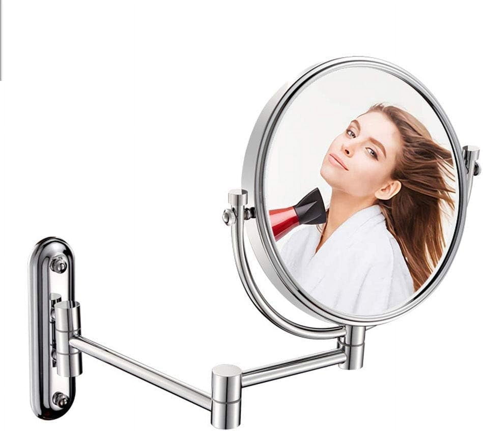 Wall Mounted Makeup Mirror with Magnification,8 Inch Double Sided ...