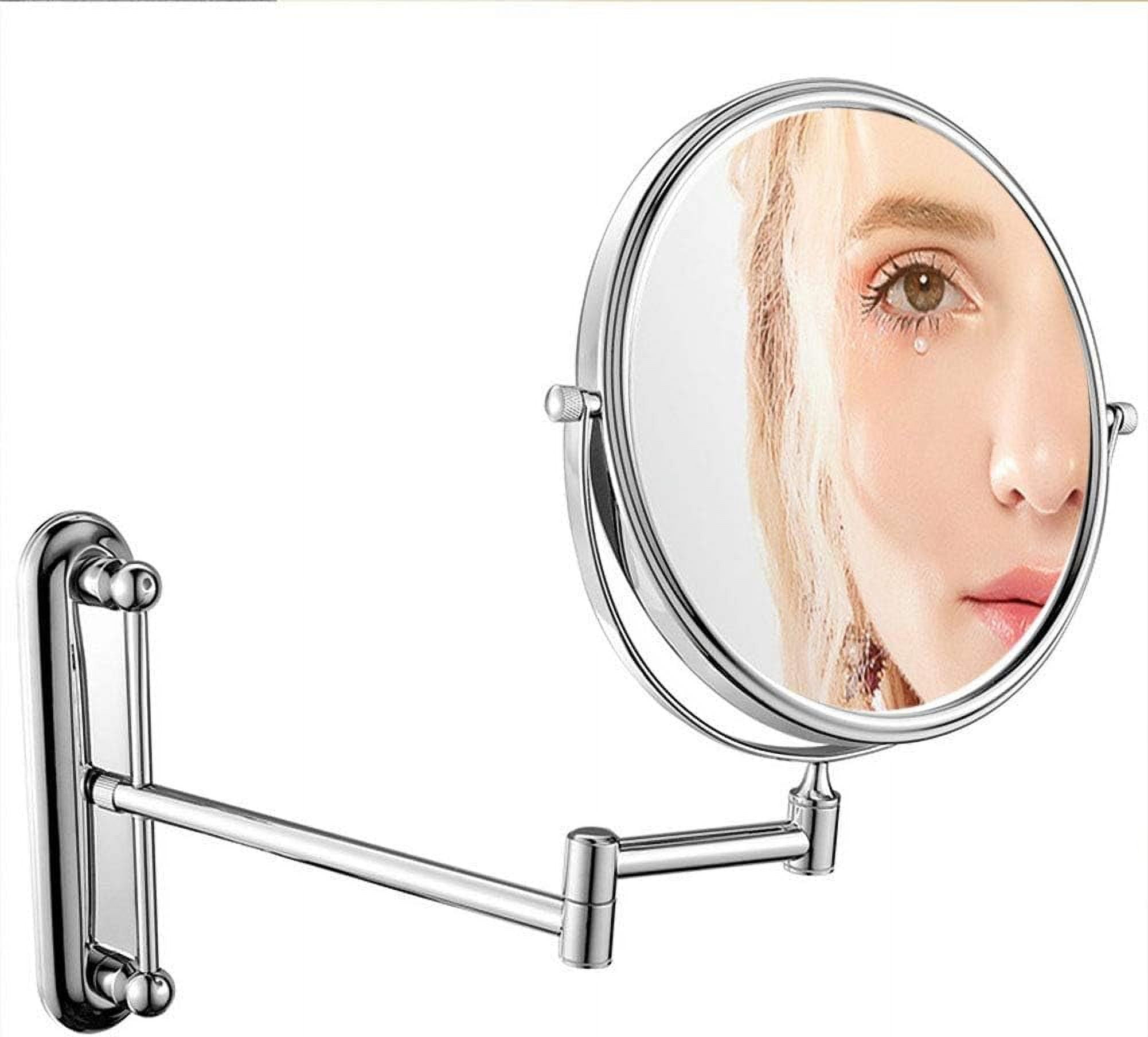 Wall Mounted Makeup Mirror with Magnification,Makeup Mirror for ...