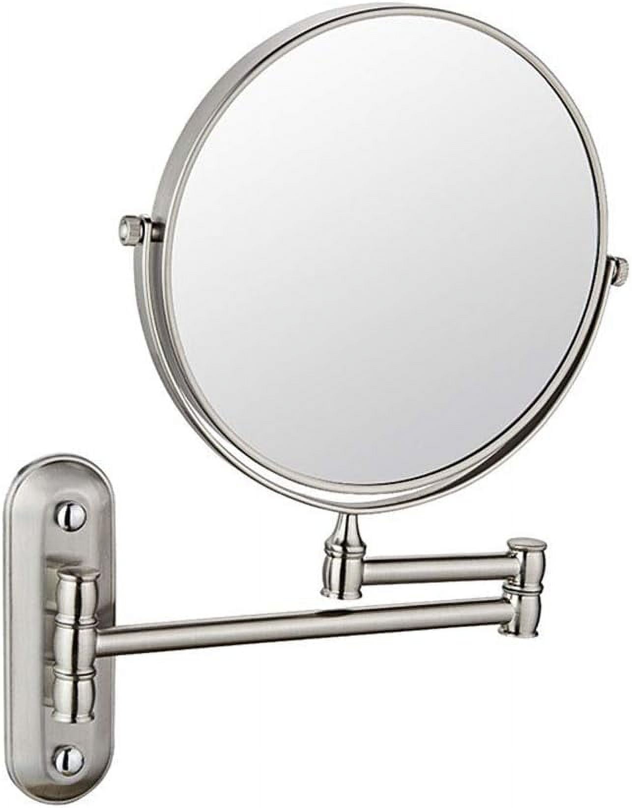 Wall Mounted Makeup Mirror, Premium 8'' Two-Sided Bathroom Vanity ...