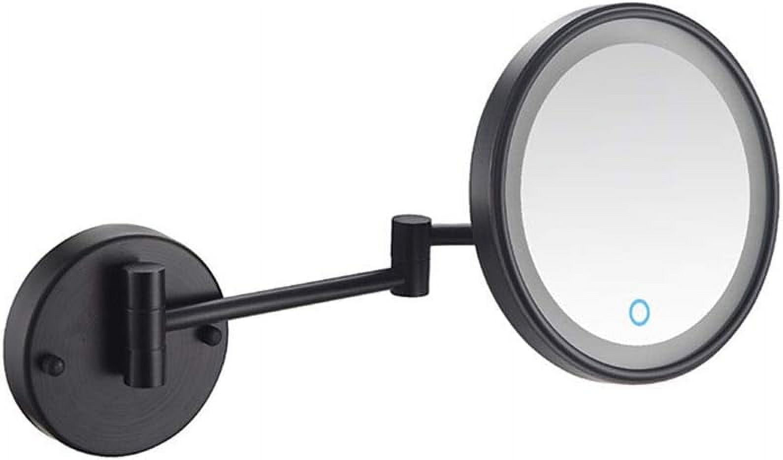 Wall Mounted Makeup Mirror with LED Lights, Magnifying Wall Bathroom ...