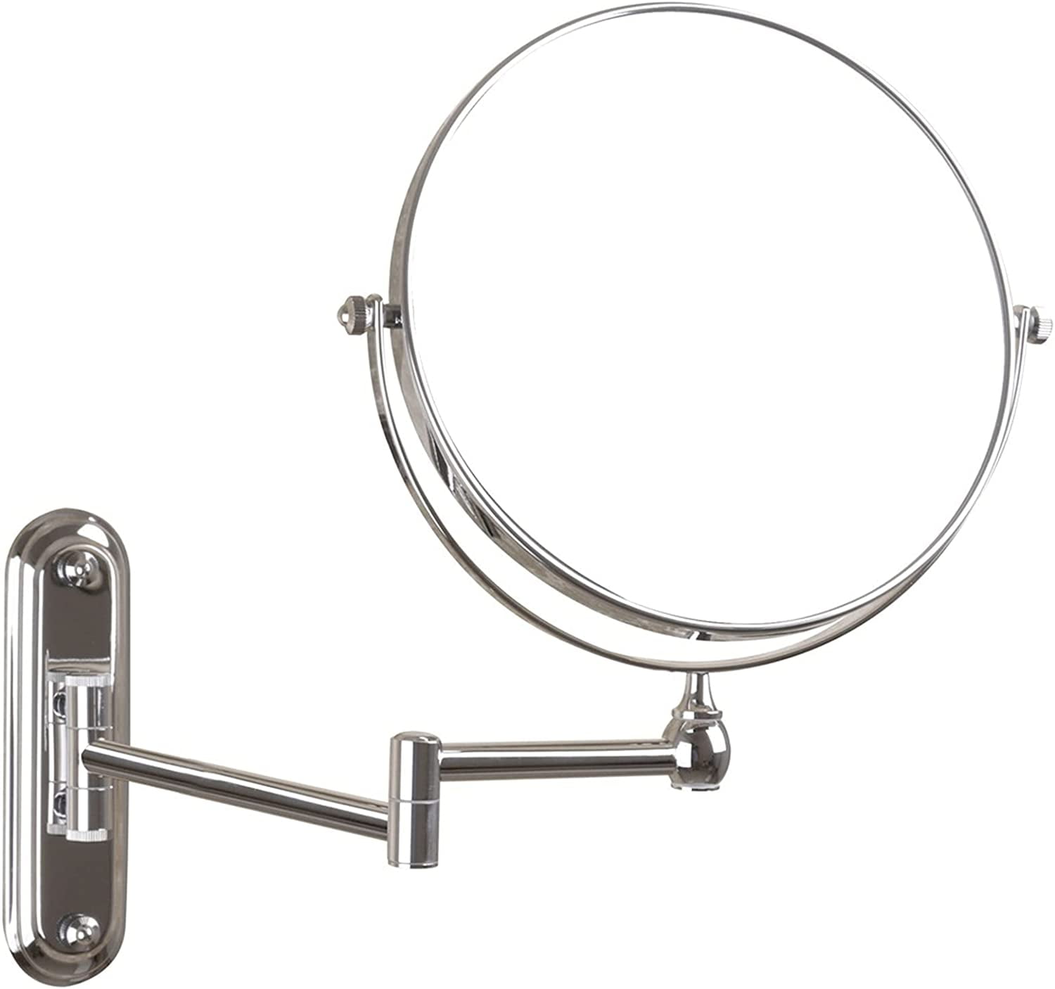 Wall Mounted Makeup Mirrors, 8 Inch Double Sided Vanity Mirrors with ...