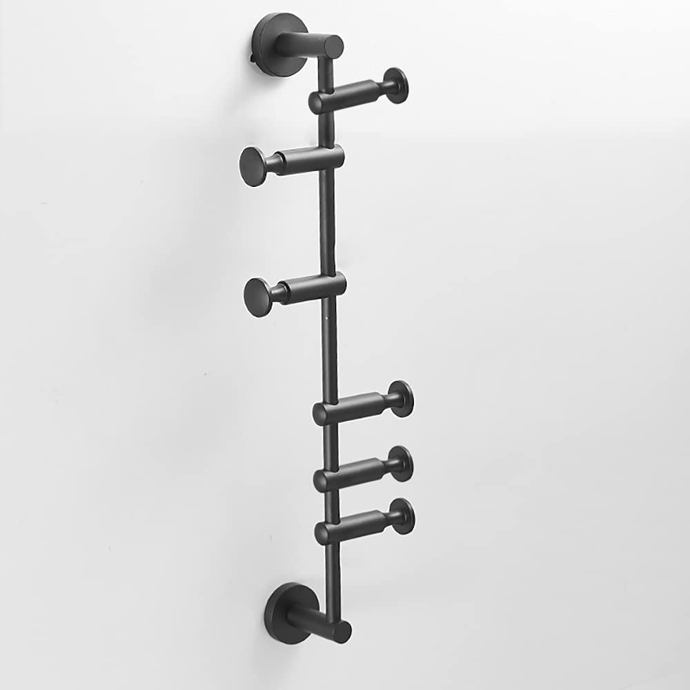 Wall Mounted Metal Vertical Tree Branch Coat Rack, 6 Adjustable Movable ...