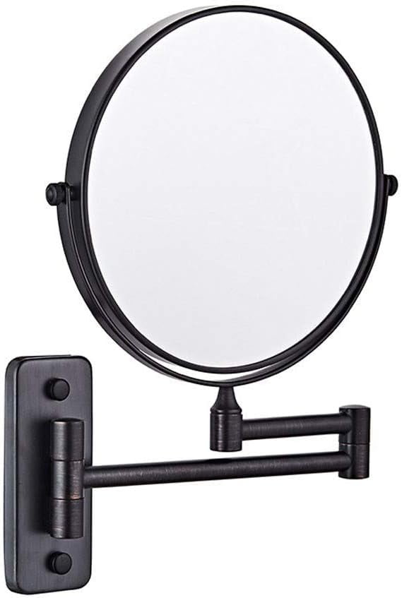 Wall Mounted Mirror Extending Folding Bathroom Shaving Cosmetic Make Up ...