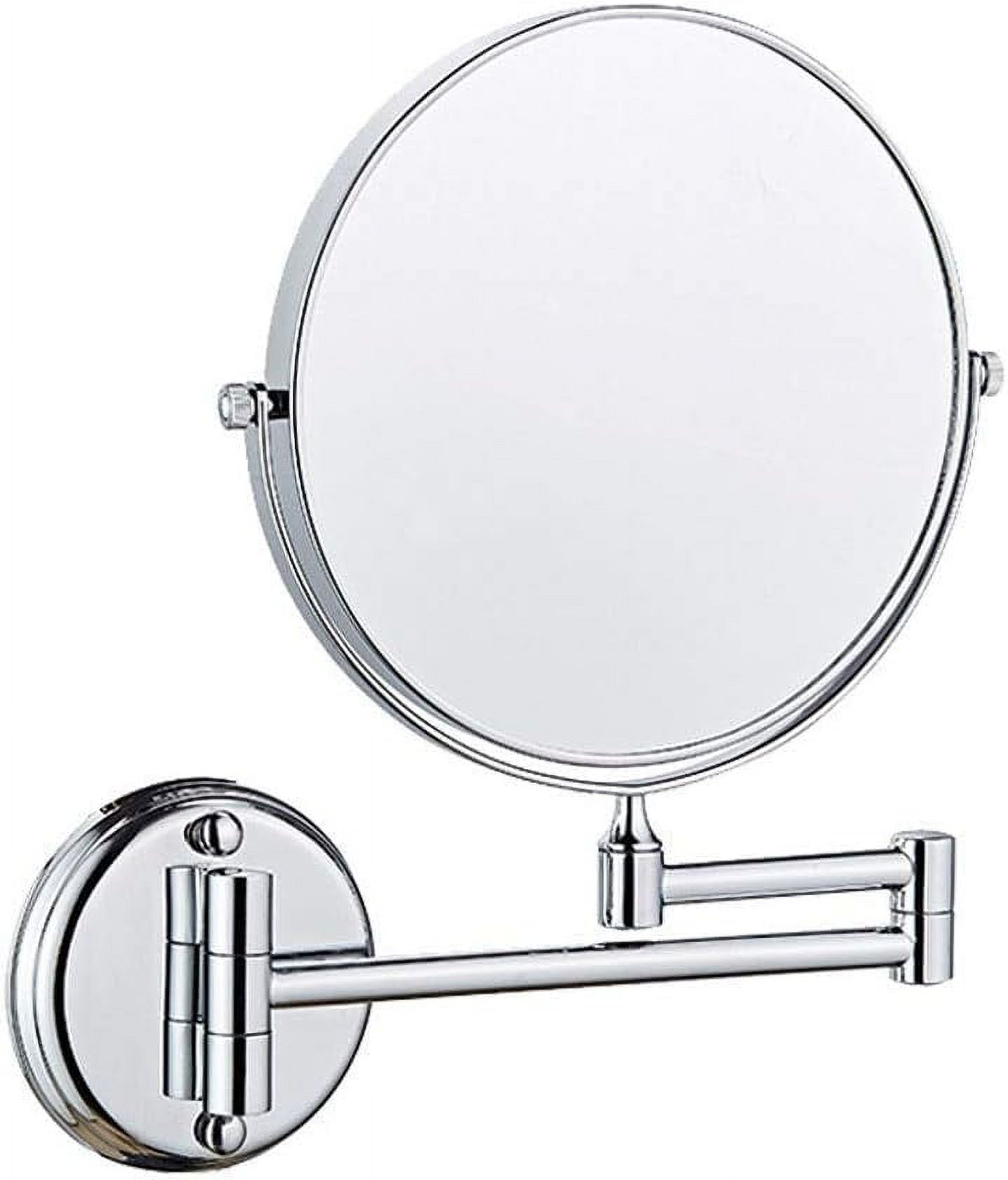 Wall Mounted Mirror Extending Folding Bathroom Shaving Cosmetic Make Up ...